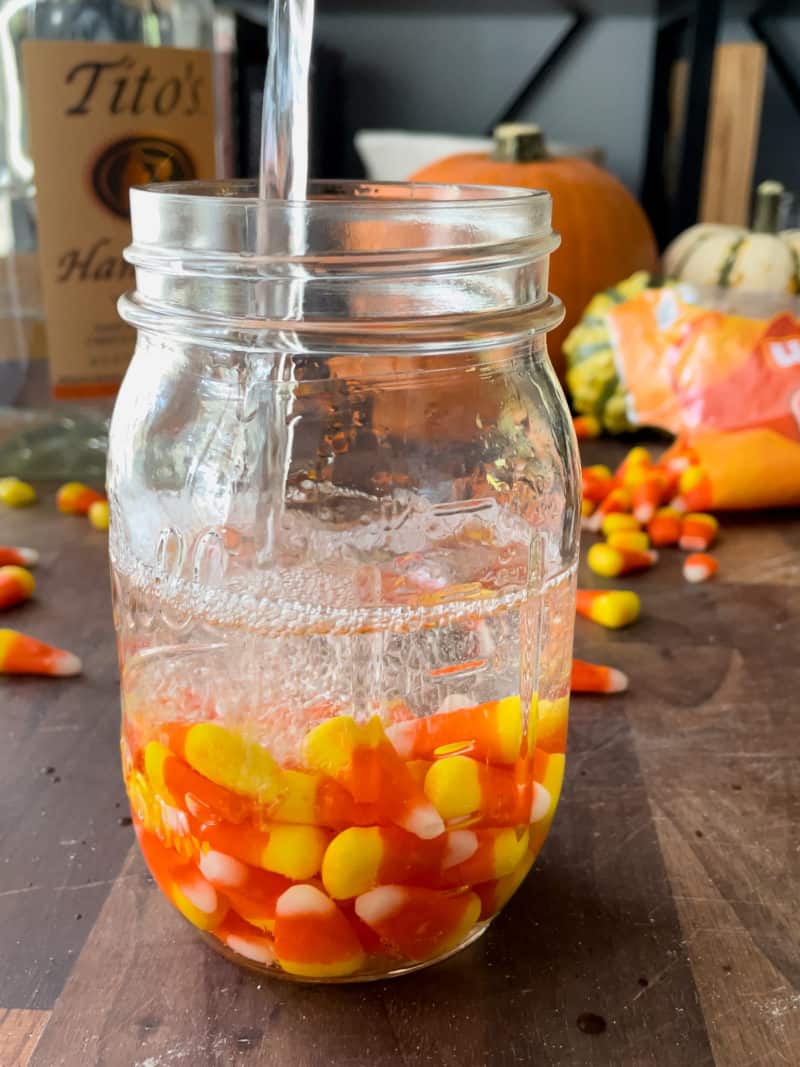 Candy Corn Infused Vodka (Halloween Vodka Recipe) - A Recipe For Fun