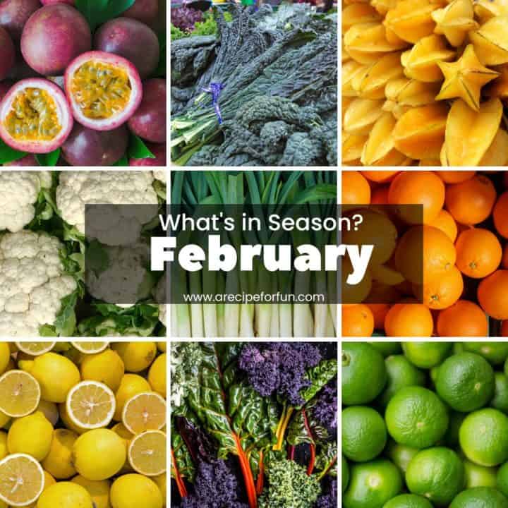 What is in Season in February? - a recipe for fun