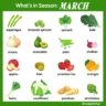 What is in Season in March? Spring Produce Guide - A Recipe For Fun