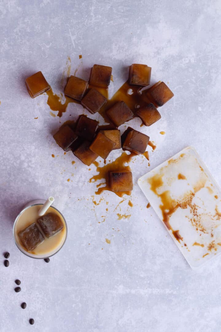 Espresso Ice Cubes (Easy Coffee Ice Cube Recipe) - A Recipe For Fun