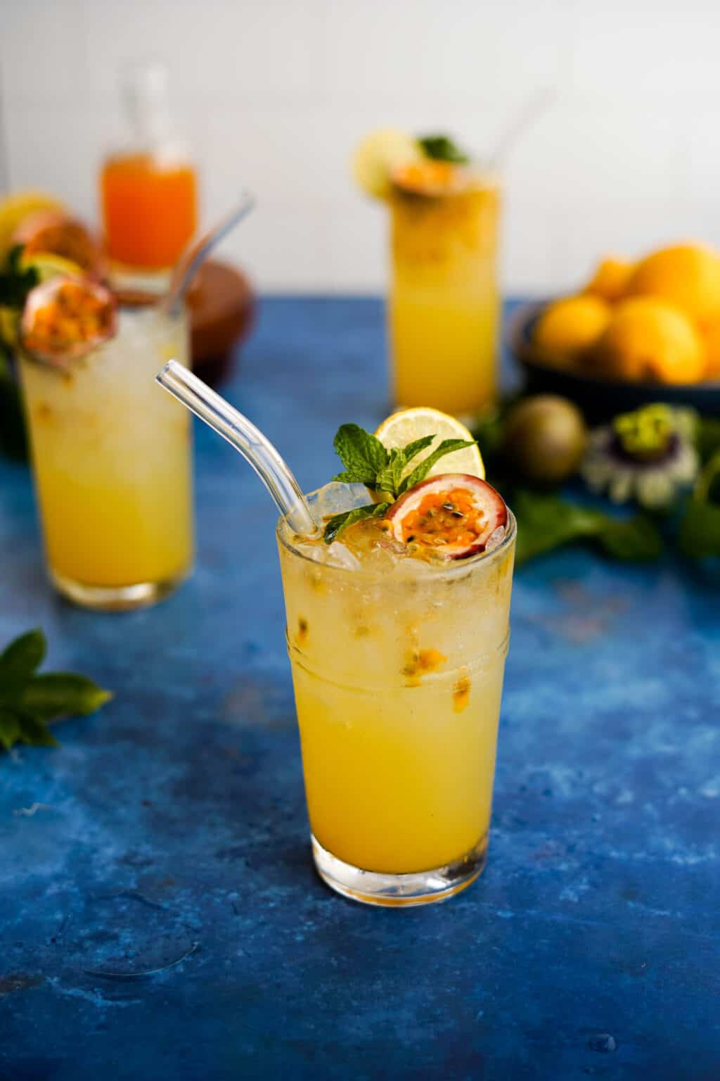 Passion Fruit Lemonade (Easy Tropical Drink Recipe) - A Recipe For Fun