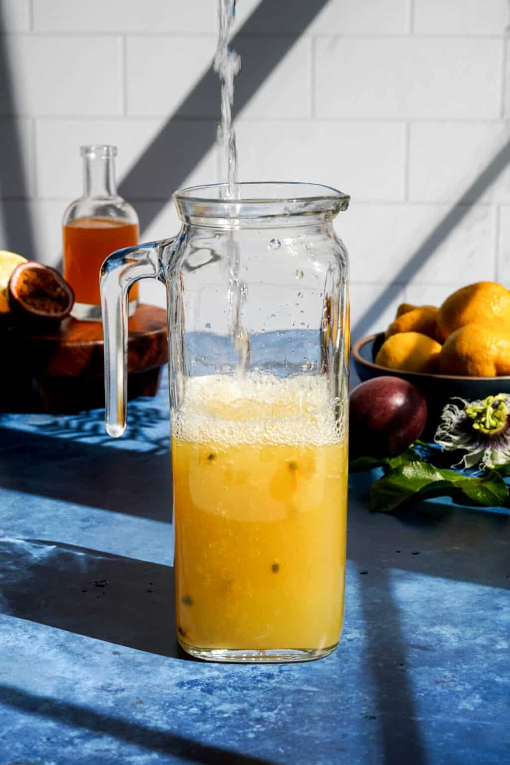 Passion Fruit Lemonade (Easy Tropical Drink Recipe) - A Recipe For Fun