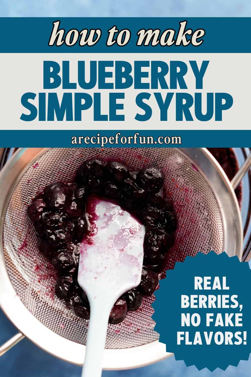 Homemade Blueberry Simple Syrup Recipe (For Cocktails & Drinks)