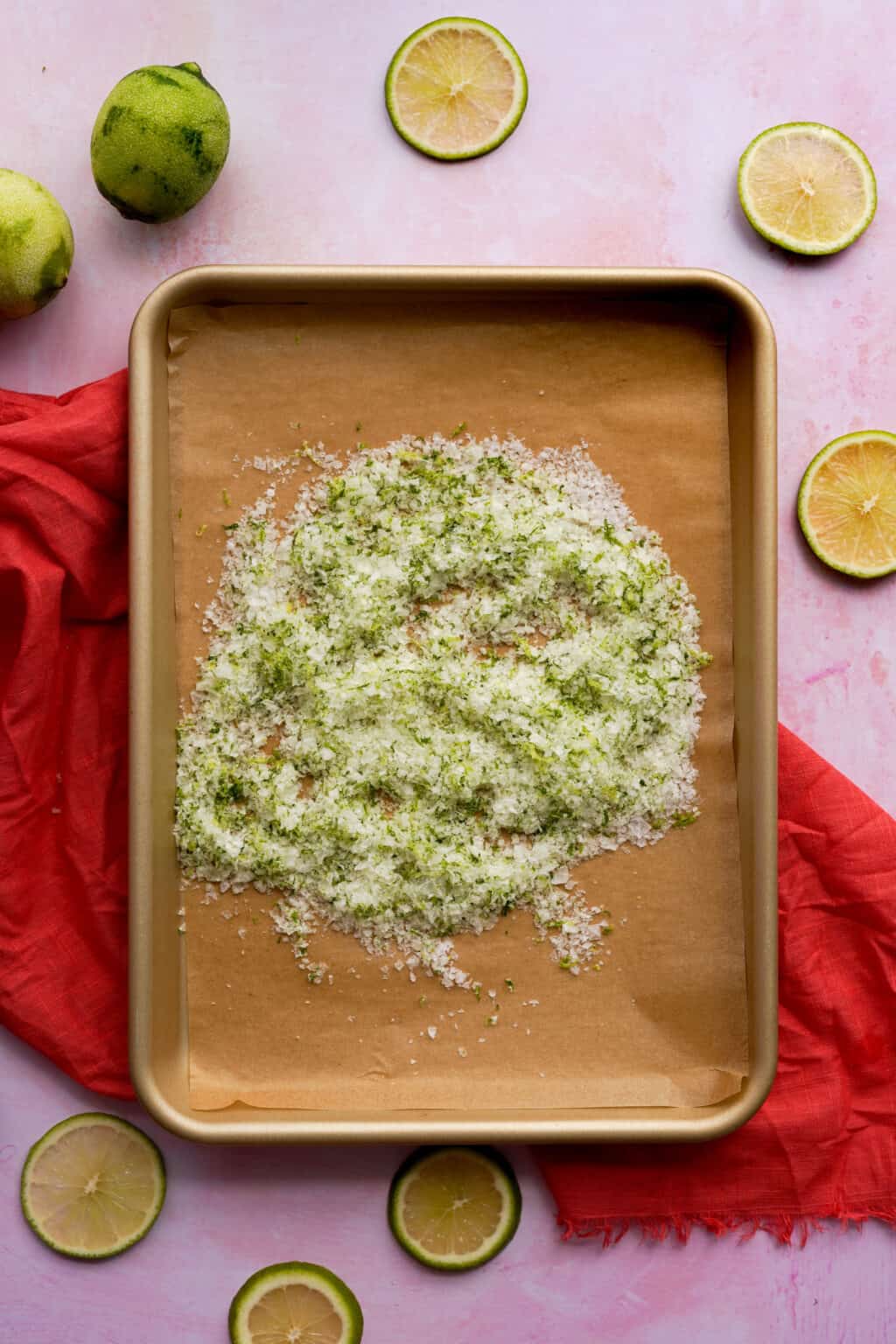 Homemade Lime Salt (Lime Zest Salt for Garnishing & Seasoning)