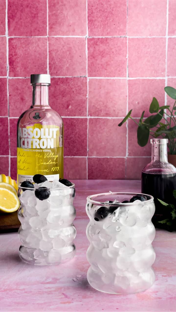Sparkling Blueberry Vodka Lemonade - A Recipe For Fun