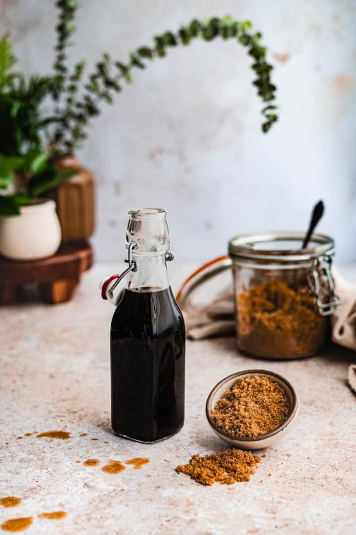 Brown Sugar Simple Syrup (Brown Sugar Syrup with Dark or Light Sugar)