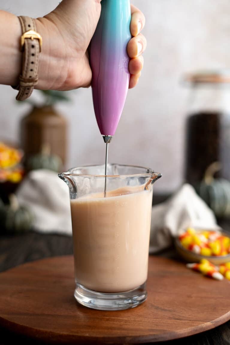 Candy Corn Latte (Halloween Latte Recipe) - A Recipe For Fun