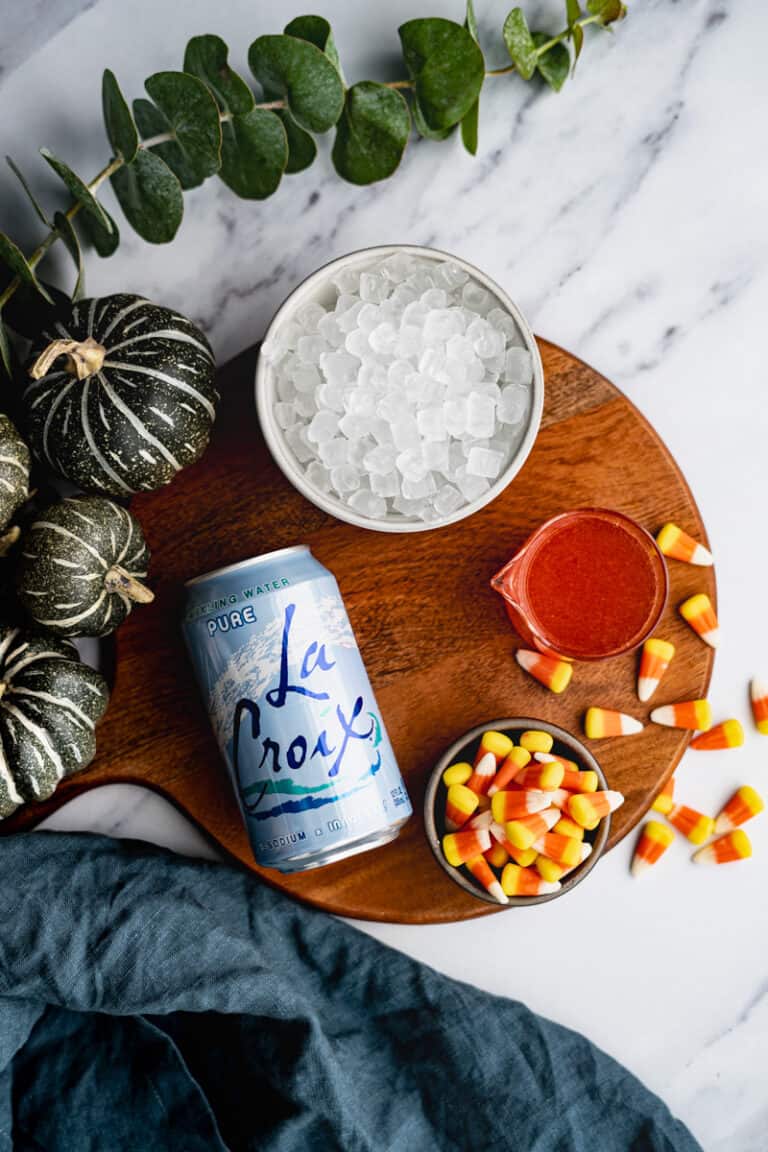 Candy Corn Soda (Easy Halloween Mocktail) - A Recipe For Fun
