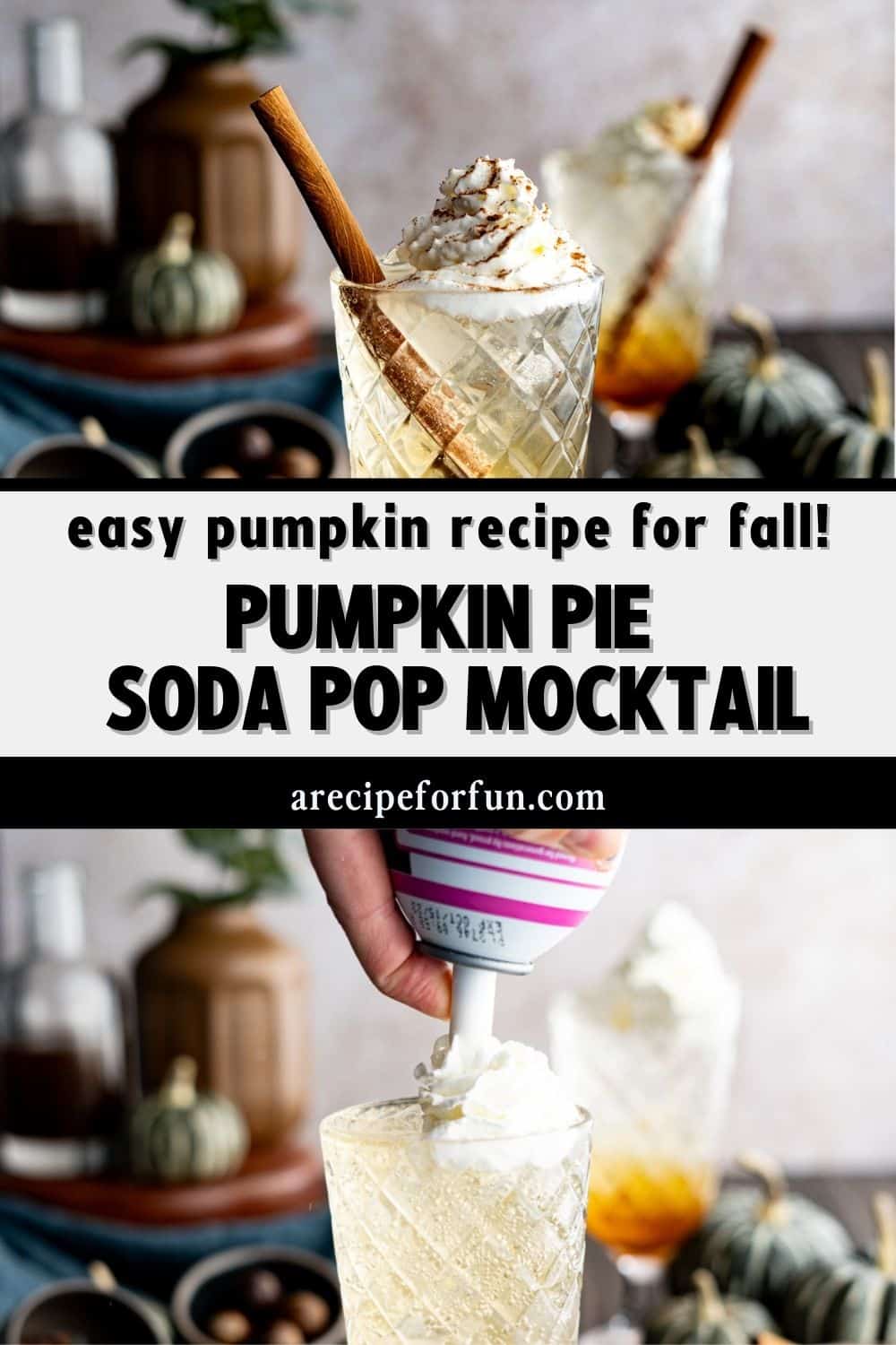 Pumpkin Spice Soda (Pumpkin Pie Soda with Pumpkin Syrup)