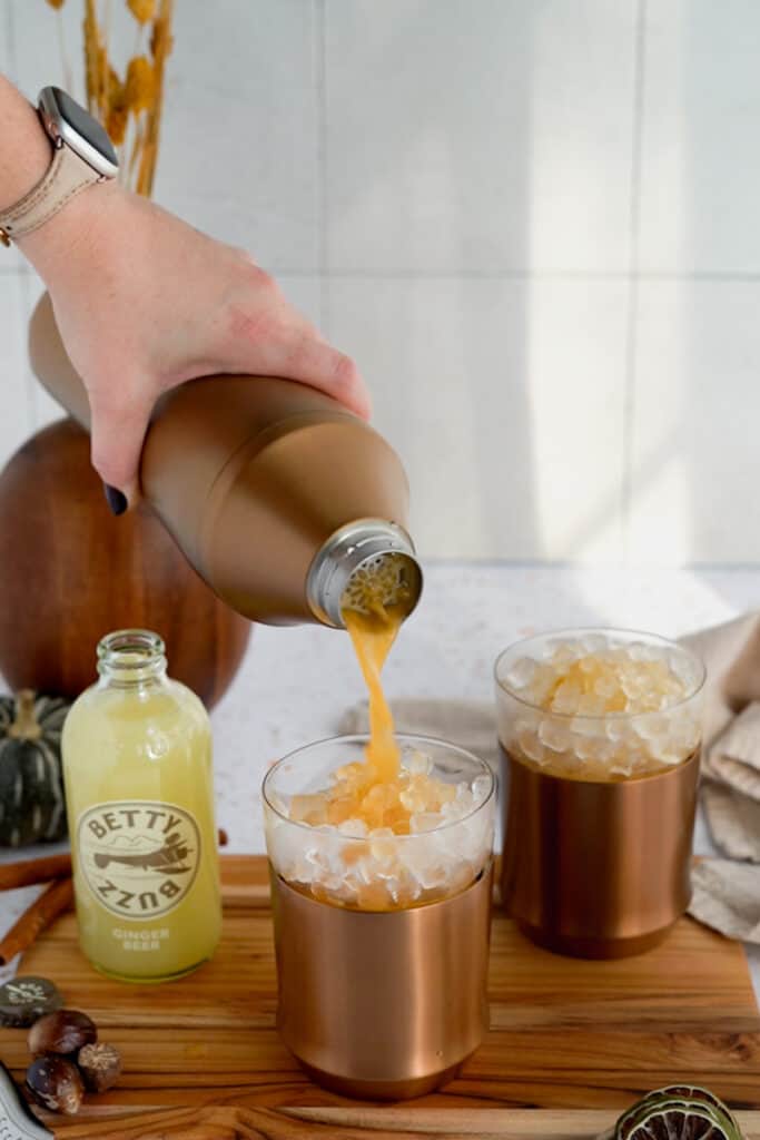 Pumpkin Spice Mule (Pumpkin Ginger Beer Cocktail) - A Recipe For Fun