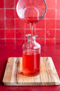 Candy Cane Simple Syrup (Peppermint Syrup Recipe) - A Recipe For Fun