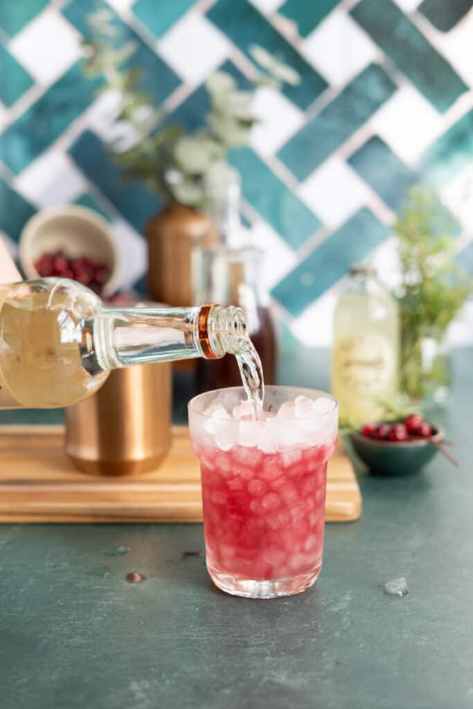 Yule Mule (Cranberry Holiday Mule with Rosemary Syrup) - A Recipe For Fun