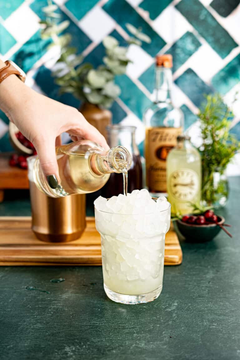 Yule Mule (Cranberry Holiday Mule with Rosemary Syrup) - A Recipe For Fun