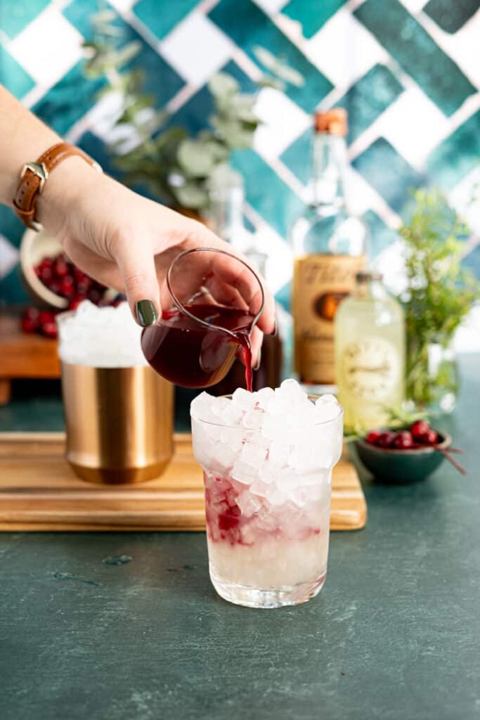 Cranberry Moscow Mule Recipe (Christmas Yule Mule with Rosemary)