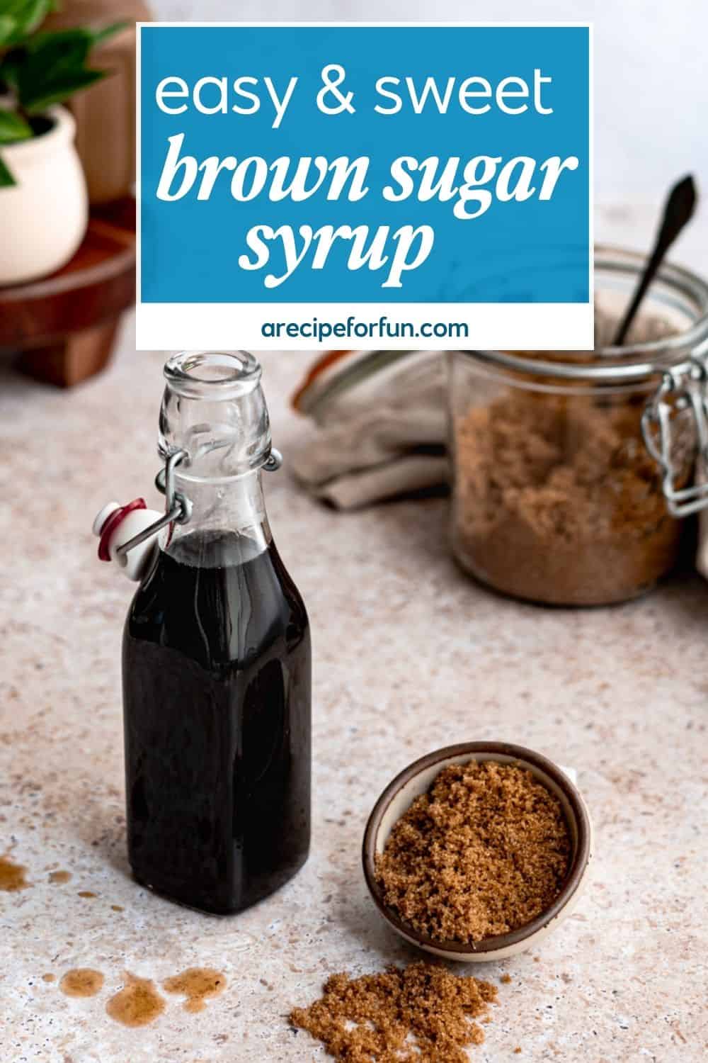 Brown Sugar Simple Syrup (Brown Sugar Syrup with Dark or Light Sugar)
