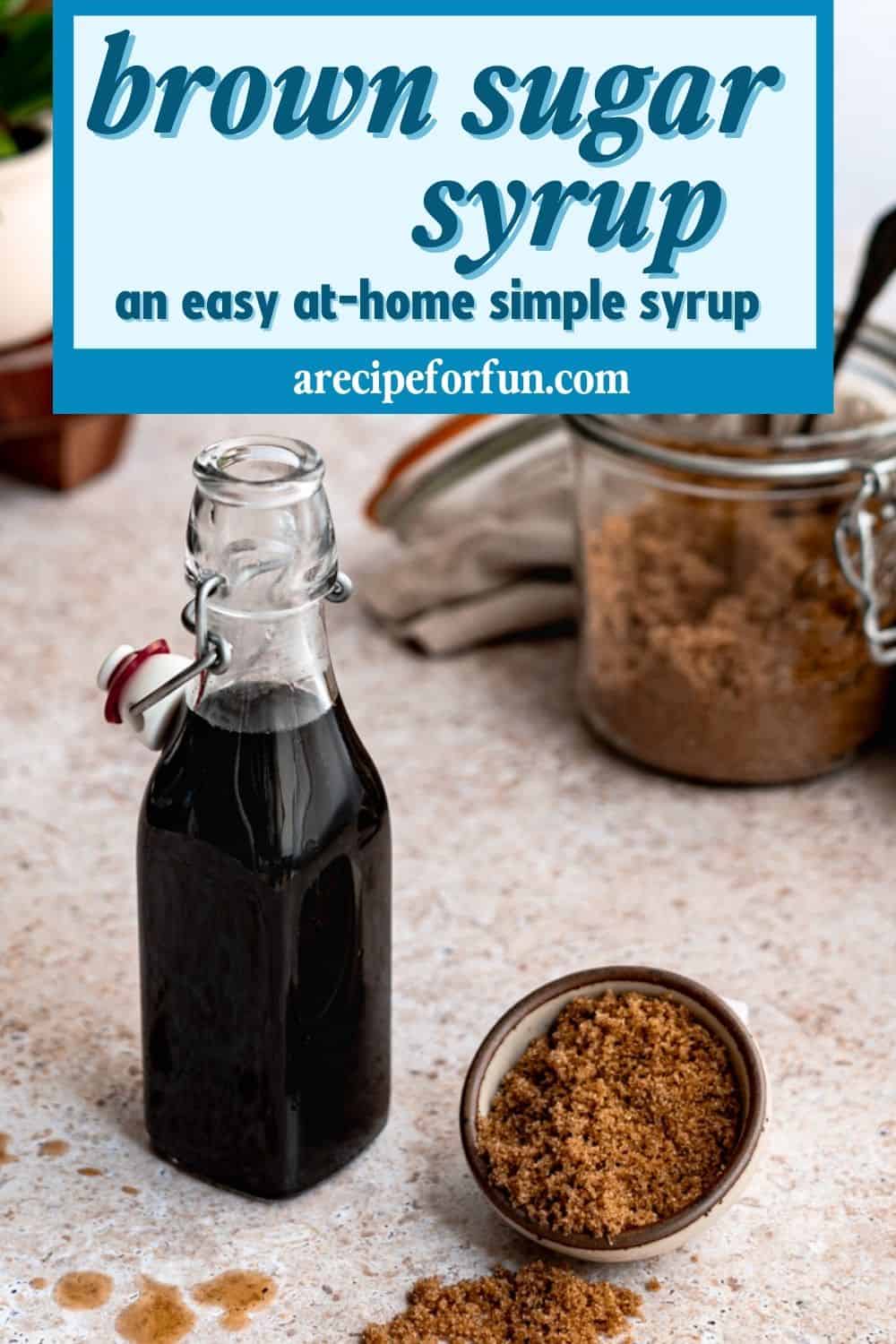 Brown Sugar Simple Syrup (Brown Sugar Syrup with Dark or Light Sugar)
