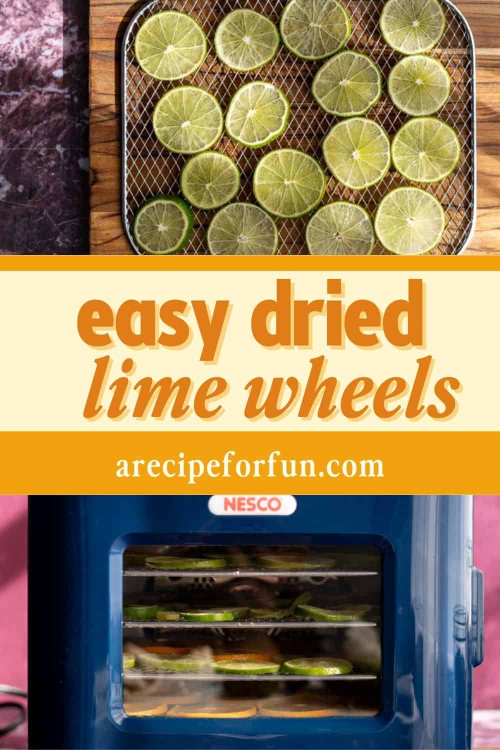 How to Make Dehydrated Lime Wheels (Dehydrator or Oven) - A Recipe For Fun