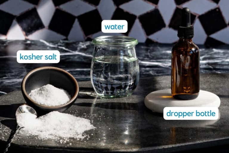 How to Make Saline Solution for Cocktails and Mocktails - A Recipe For Fun