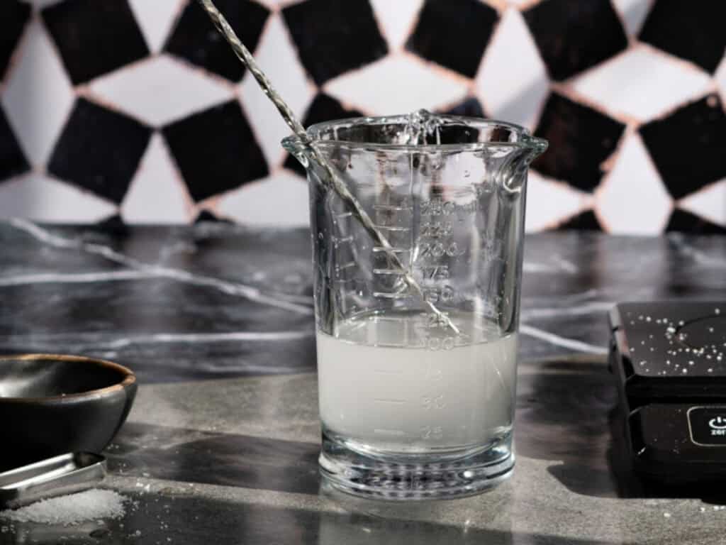 How to Make Saline Solution for Cocktails and Mocktails - A Recipe For Fun