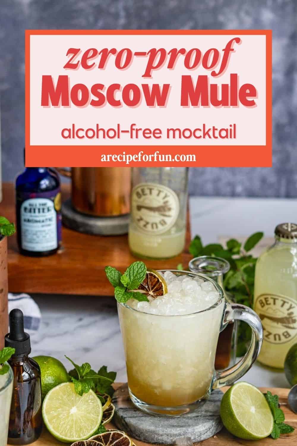 Moscow Mule Mocktail (Alcohol Free Virgin Moscow Mule) - A Recipe For Fun