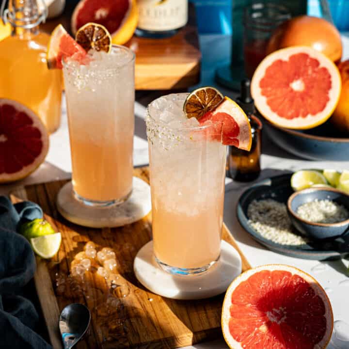Non-Alcoholic Paloma Mocktail (with Grapefruit Syrup) - A Recipe For Fun