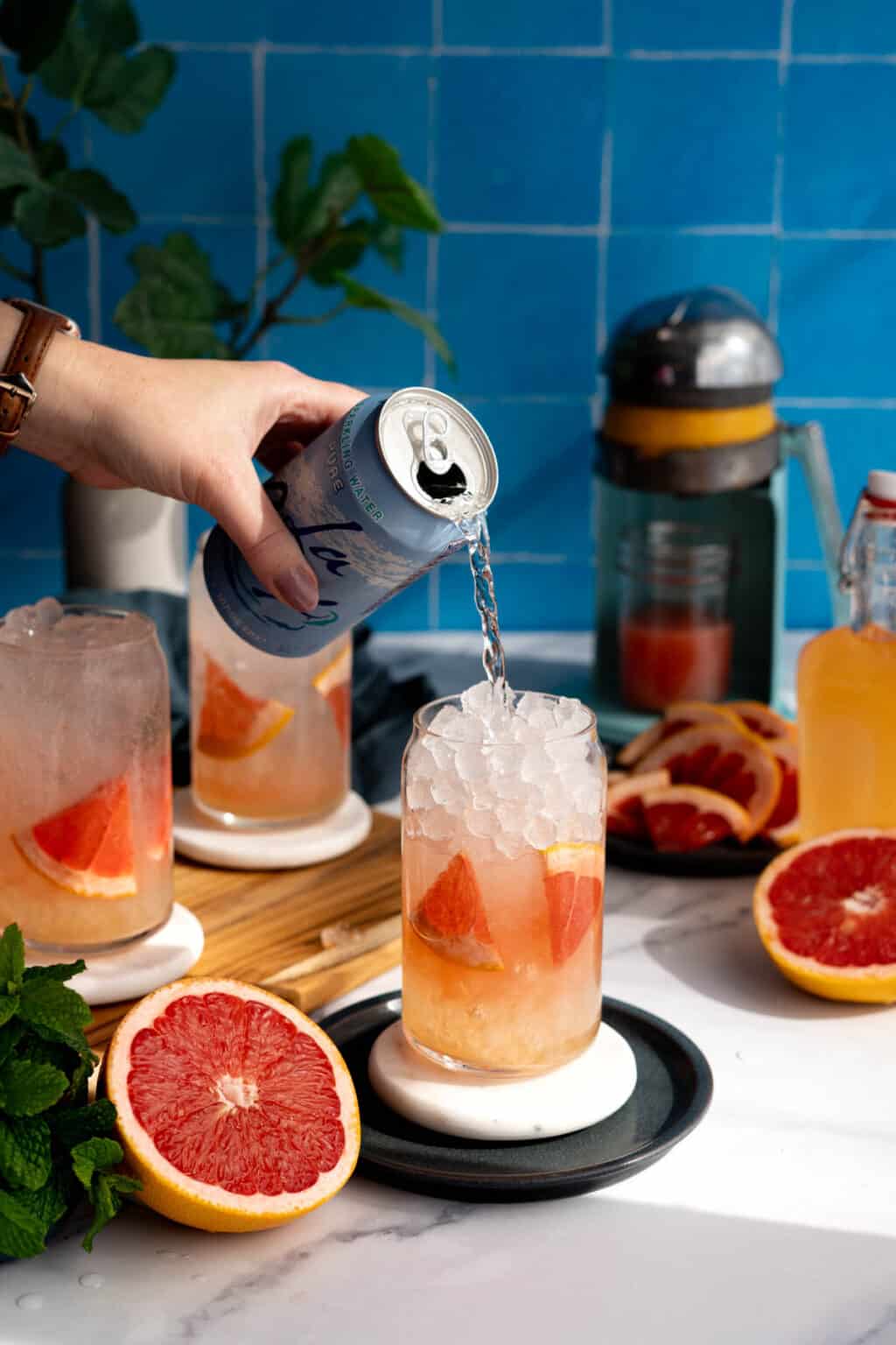 Italian Grapefruit Soda (Simple Pompelmo Rosa) - A Recipe For Fun
