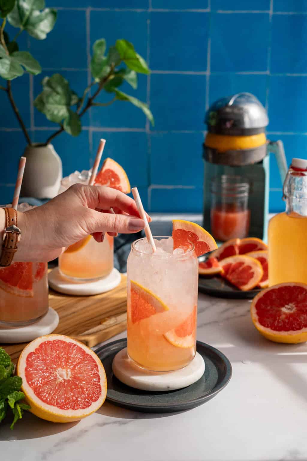 Italian Grapefruit Soda (Simple Pompelmo Rosa) - A Recipe For Fun