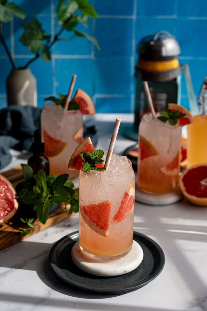 Italian Grapefruit Soda (Simple Pompelmo Rosa) - A Recipe For Fun