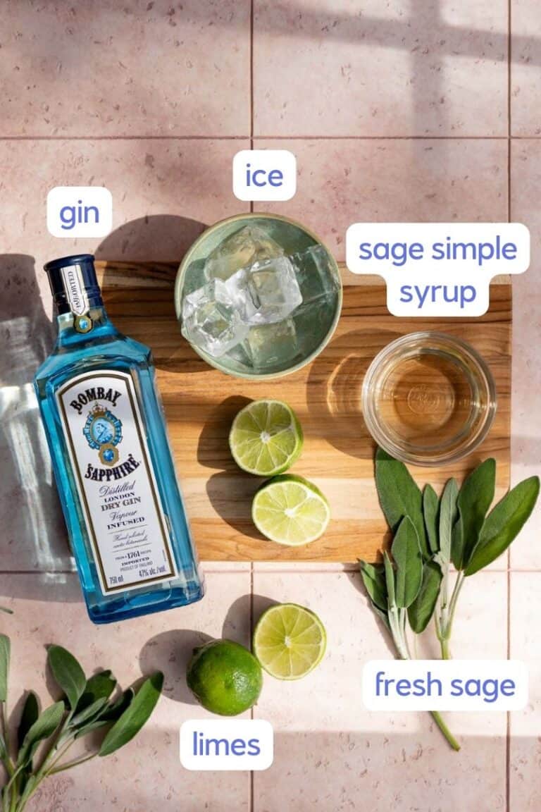 Easy Sage Gin Gimlet (Sage Gin Cocktail Recipe) - A Recipe For Fun