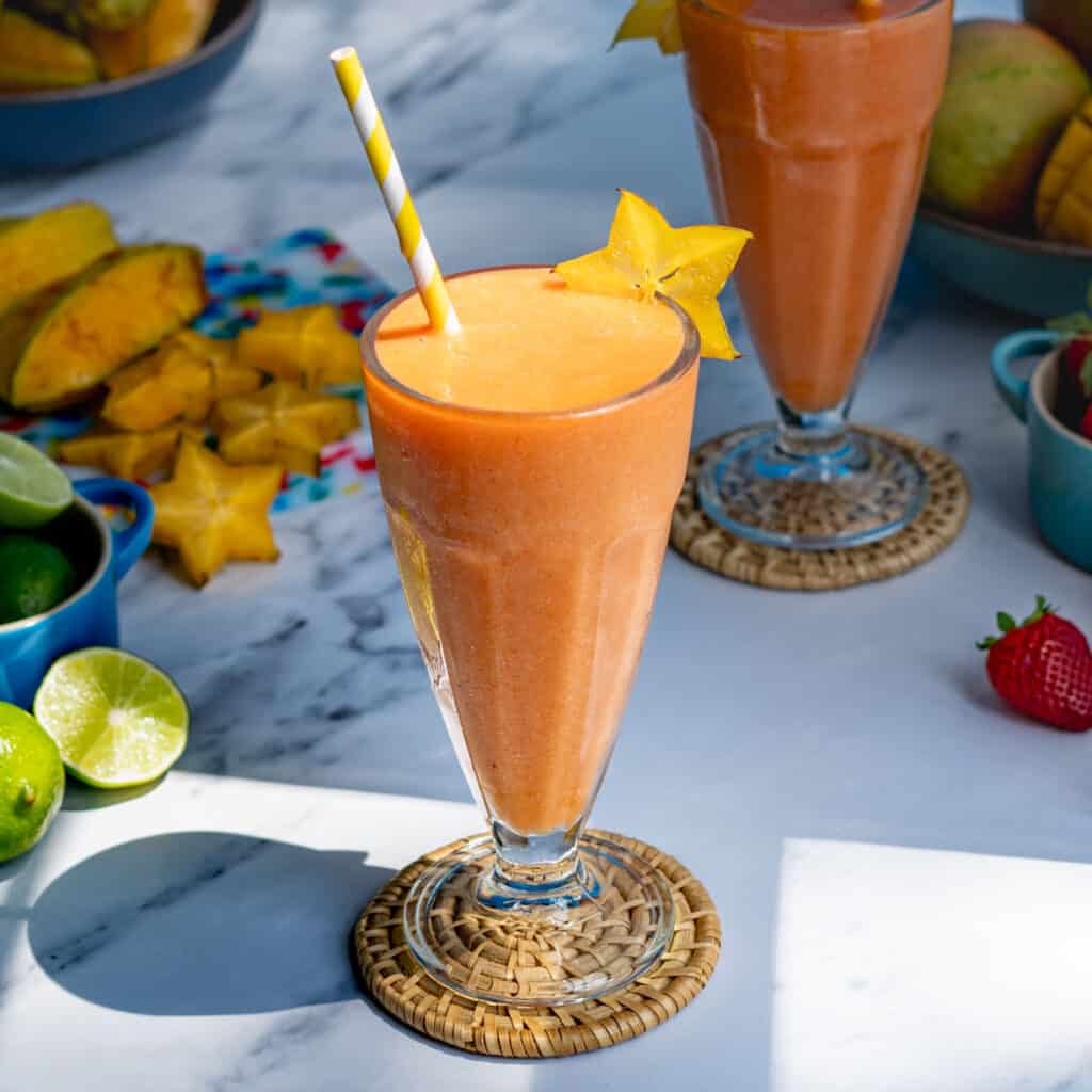 Starfruit Smoothie (with Star Fruit and Mango) - A Recipe For Fun