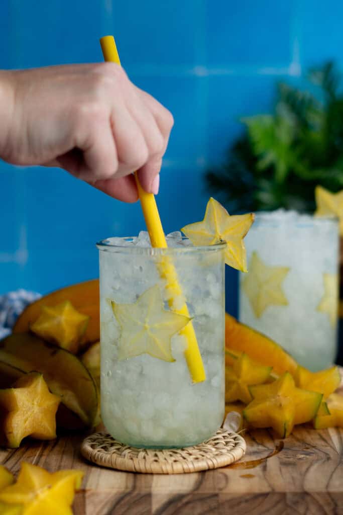 Homemade Starfruit Soda (Carambola Soda Recipe) - A Recipe For Fun