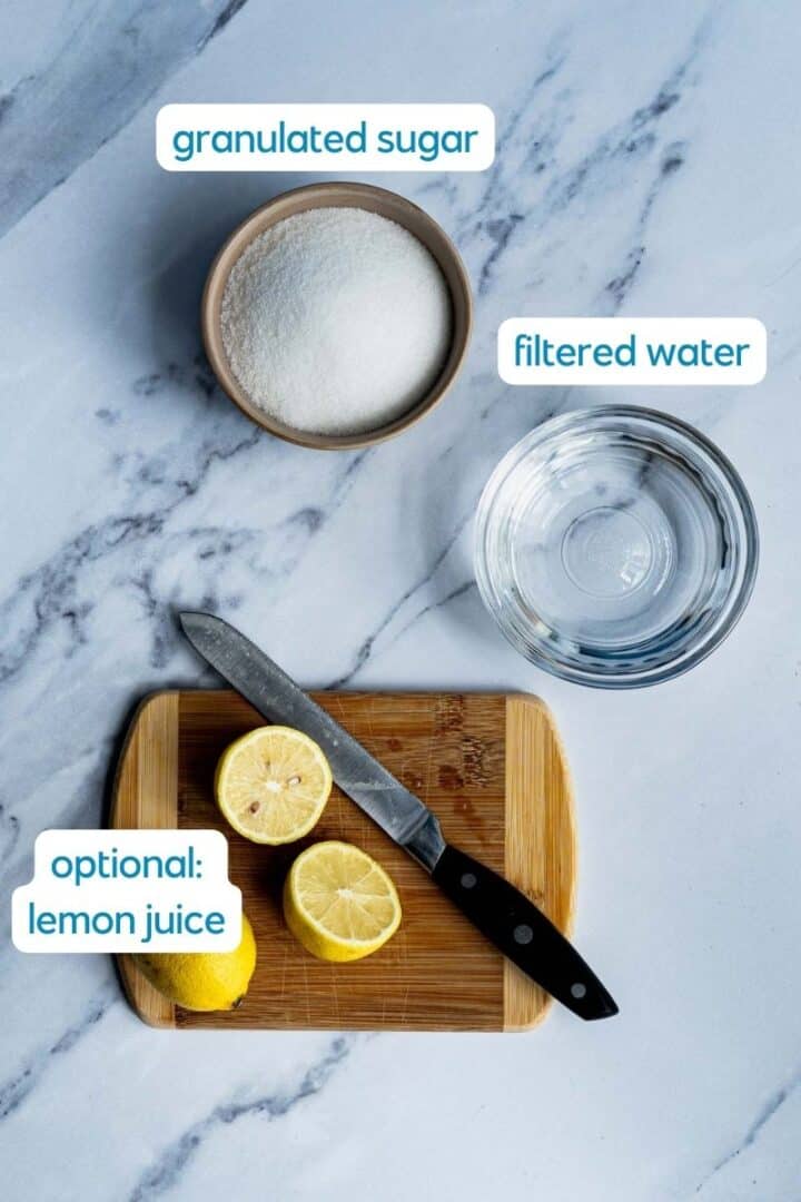 How to Make Simple Syrup (Stovetop & No-Heat Syrup Recipe) - A Recipe ...