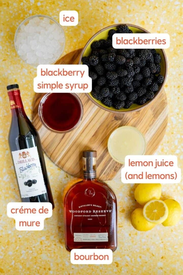 Blackberry Bourbon Bramble (Whiskey Bramble) - A Recipe For Fun