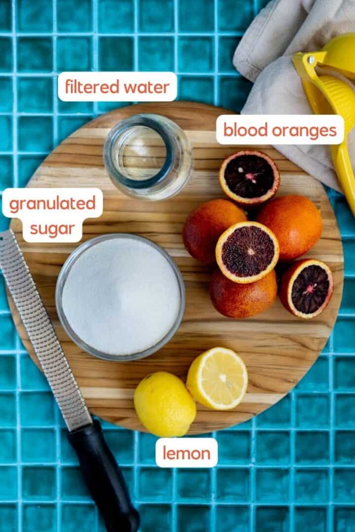 Homemade Blood Orange Simple Syrup From Scratch