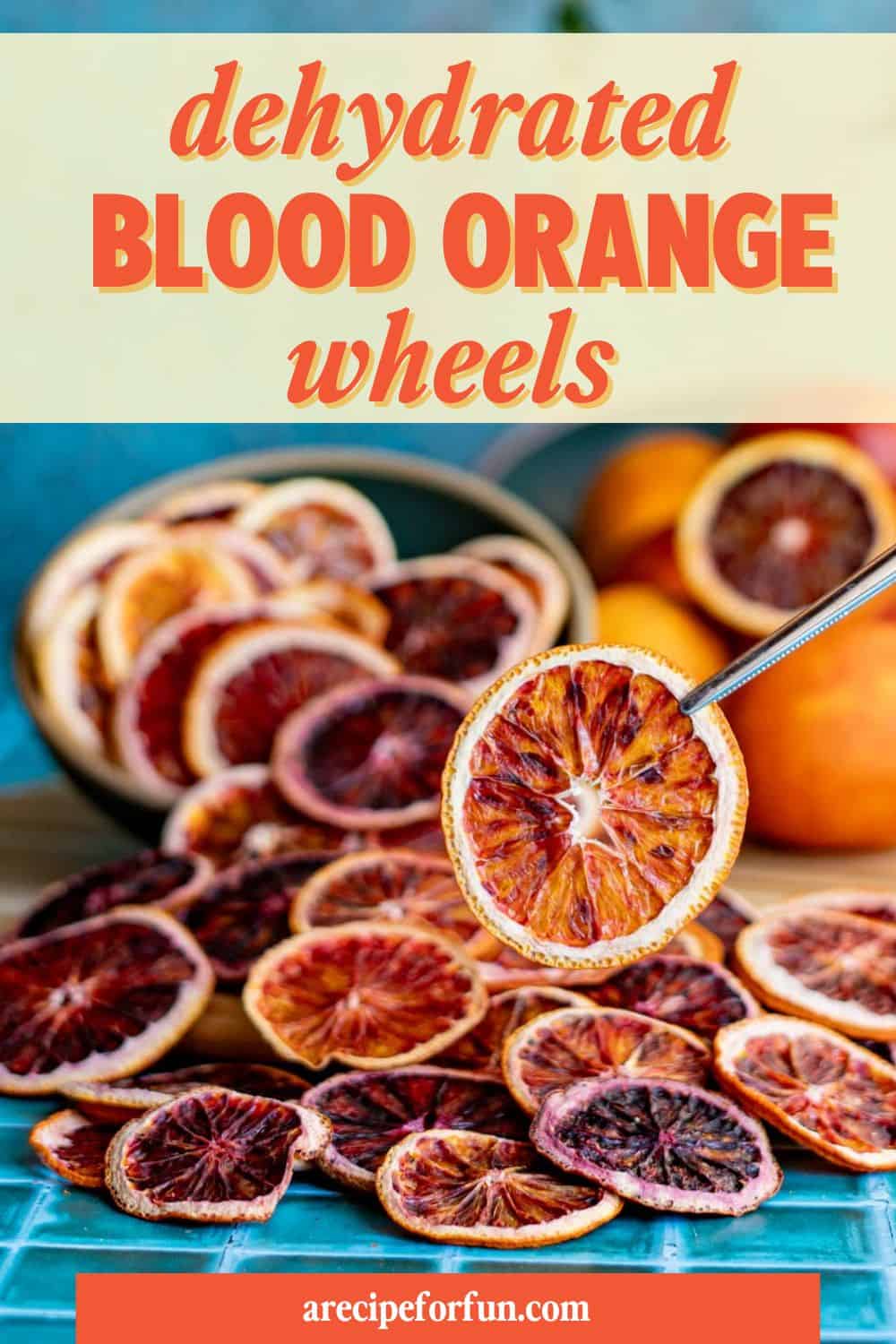 Dried Blood Oranges (Dehydrated Blood Orange Garnish)