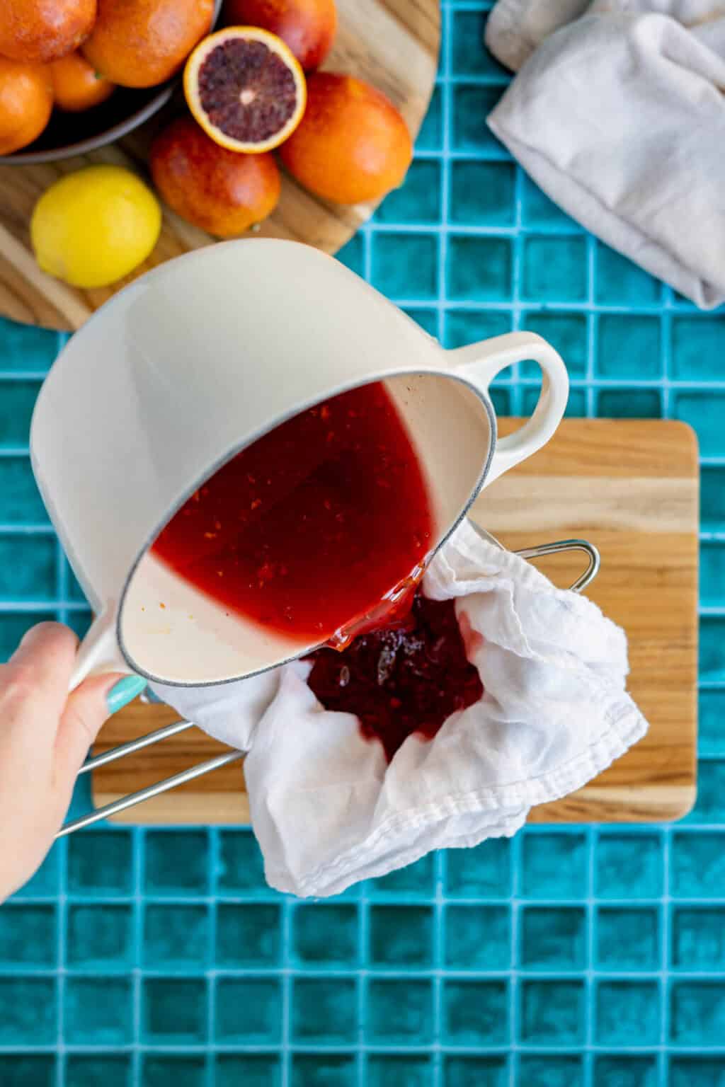 Homemade Blood Orange Simple Syrup From Scratch