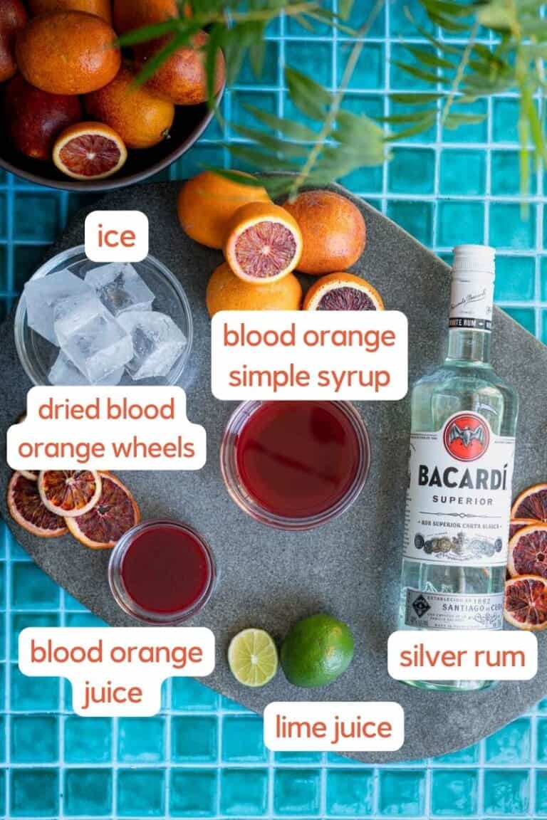 Blood Orange Daiquiri (with Blood Orange Syrup and Rum)
