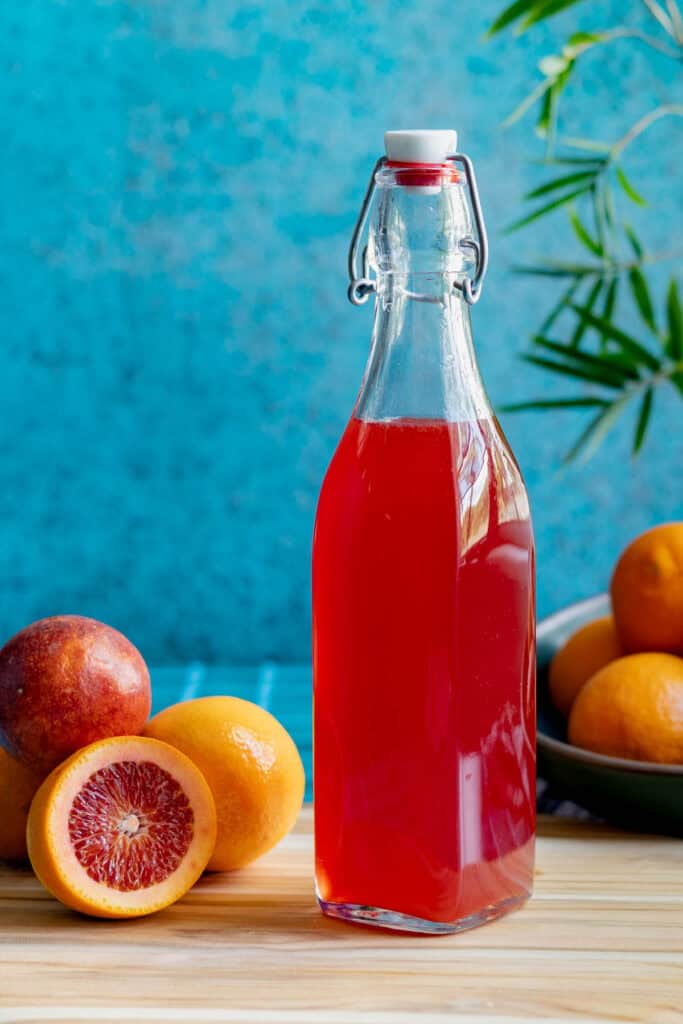 Homemade Blood Orange Liqueur (Sicilian Arancello Rossa) - A Recipe For Fun