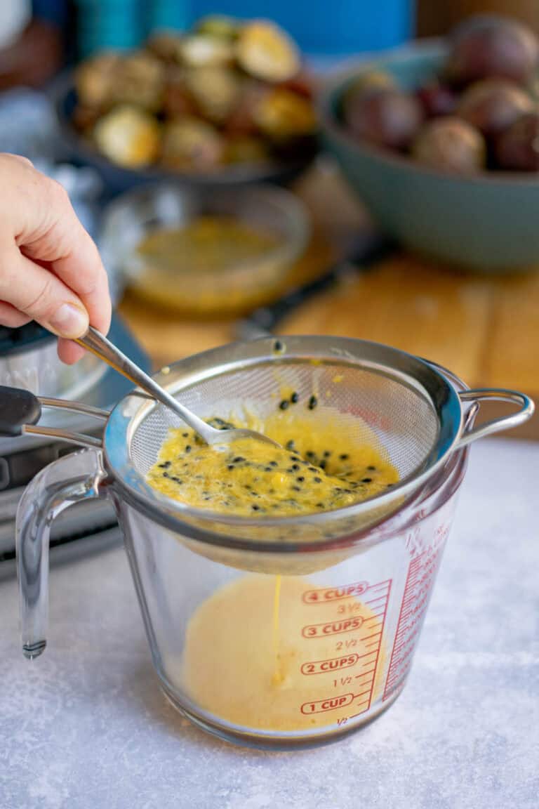 How to Make Passion Fruit Puree (Fresh Lilikoi Puree)