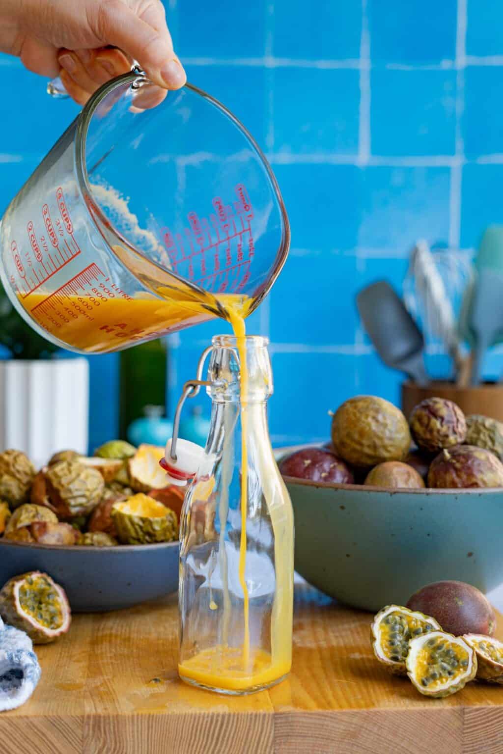 How to Make Passion Fruit Puree (Fresh Lilikoi Puree)