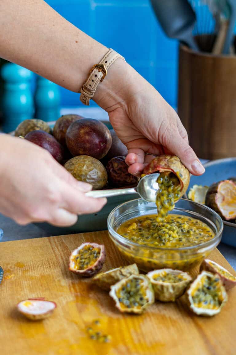 How to Make Passion Fruit Puree (Fresh Lilikoi Puree)