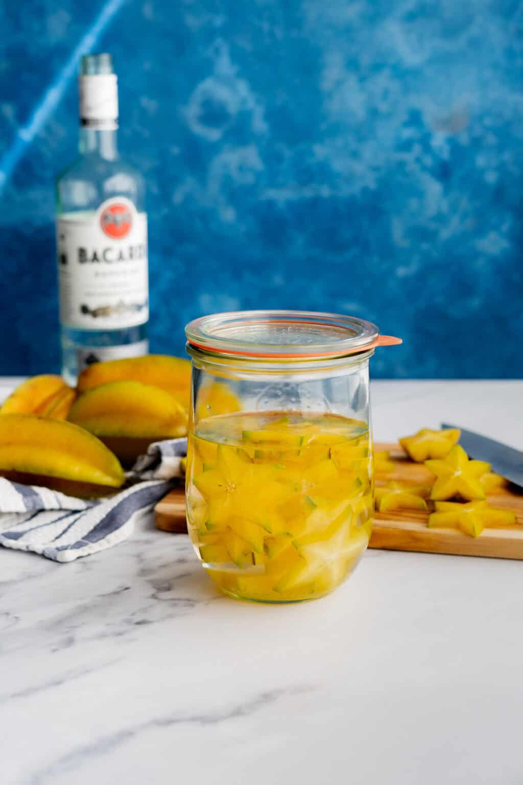 Starfruit Infused Rum (Tropical Carambola Fruit Rum)