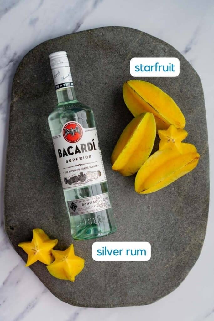 Starfruit Infused Rum (Tropical Carambola Fruit Rum)