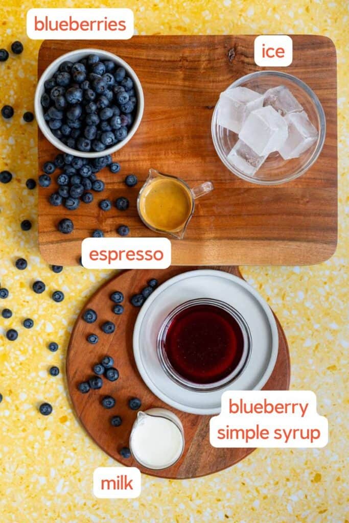 Blueberry Latte Recipe (Coffee with Blueberry Syrup)
