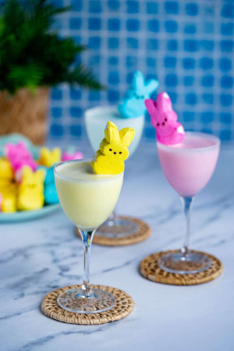Vodka PeepTini Cocktail (Fun Peeps Martini Recipe)