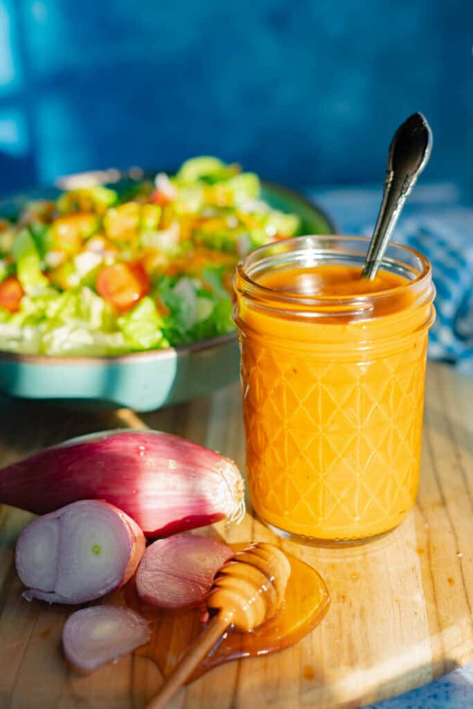 Honey French Dressing (Easy Shallot Salad Dressing) - A Recipe For Fun