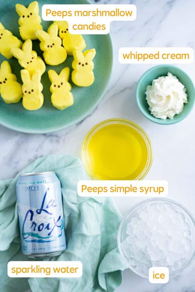 Homemade Peeps Soda Pop (with Peeps Simple Syrup) - A Recipe For Fun