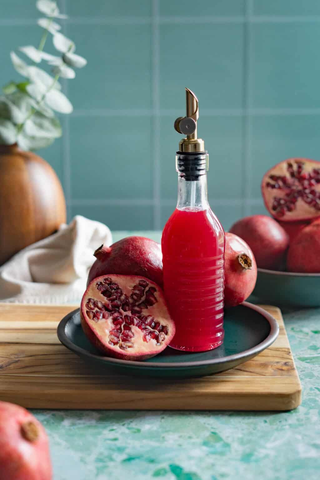 Pomegranate Simple Syrup (Homemade Grenadine Syrup)