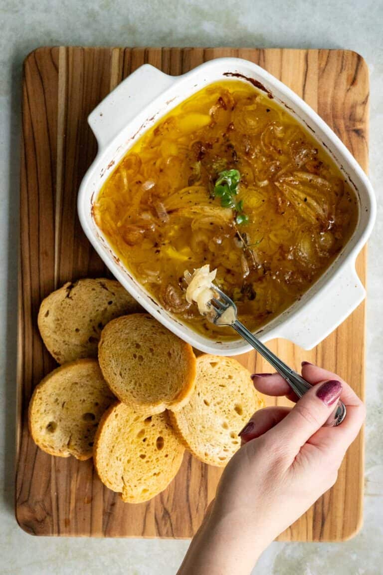 Shallot Confit (Easy Oven Roasted Confit Shallot Condiment)