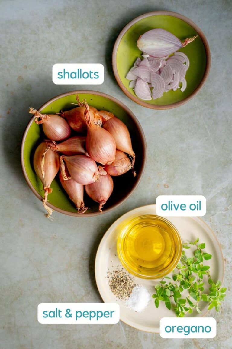 Shallot Confit (Easy Oven Roasted Confit Shallot Condiment)